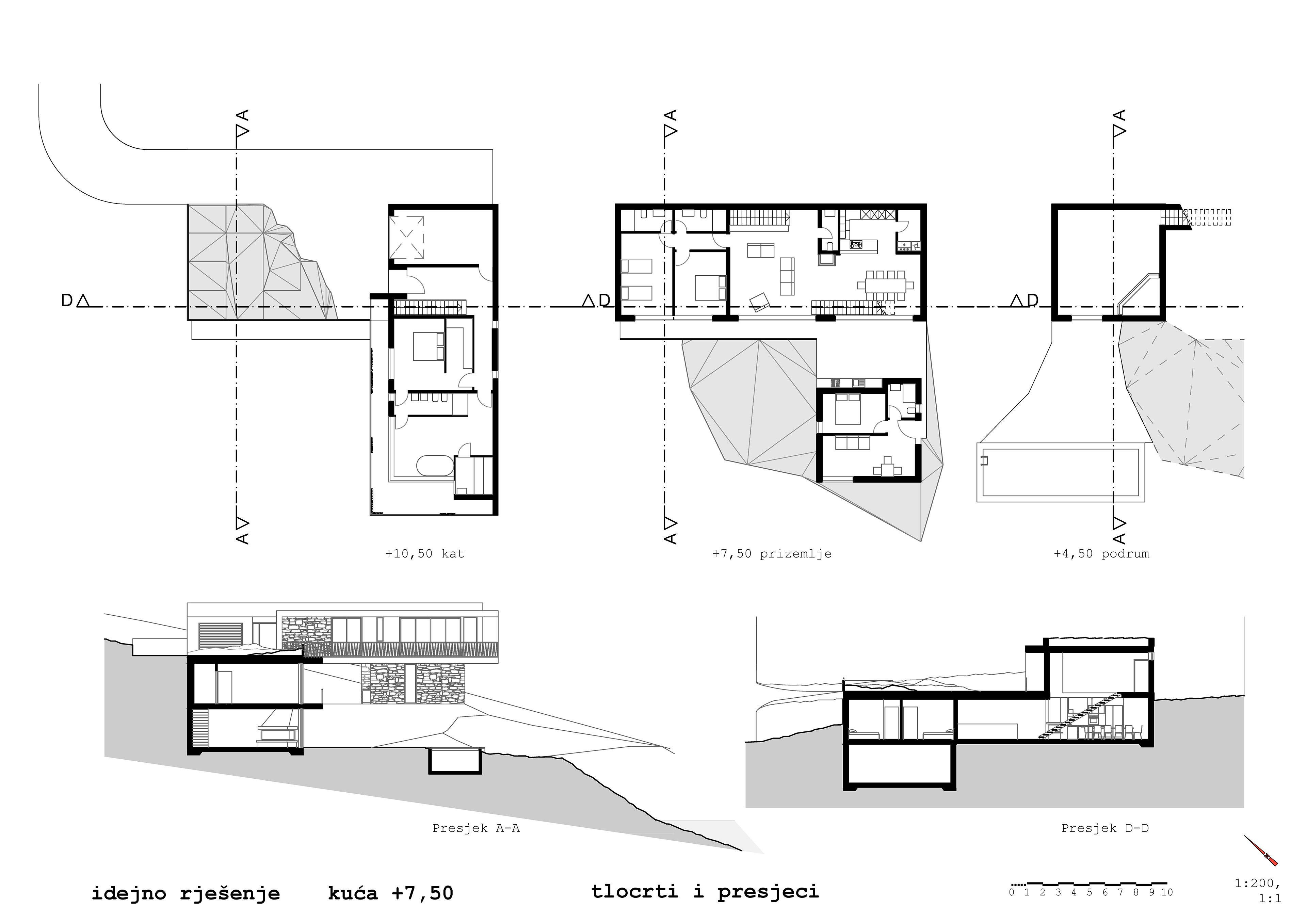 Vila +7,50 - Arhitekti Filipović